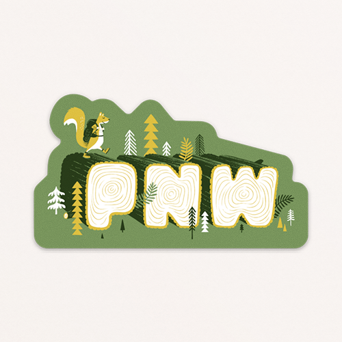 Fun Vinyl stickers with Seattle PNW vibe | Factory 43