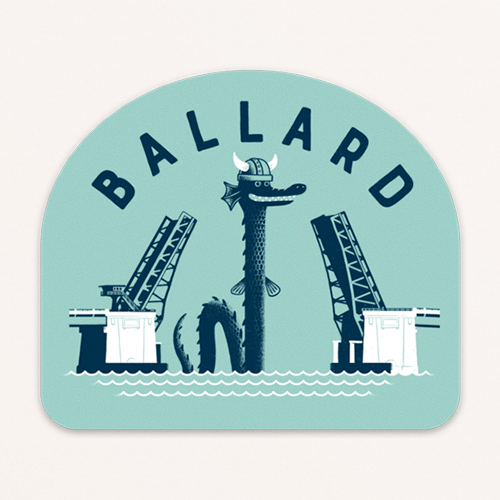 Fun Vinyl stickers with Seattle PNW vibe | Factory 43