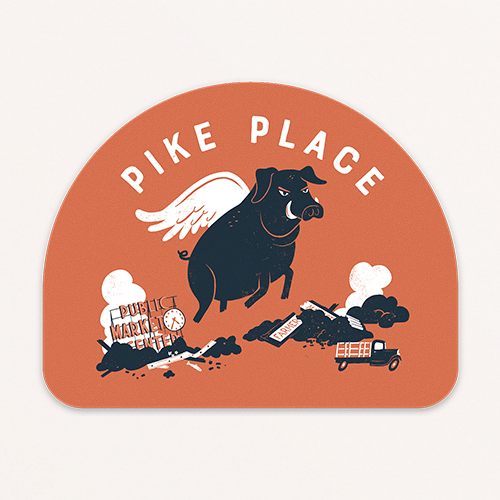 Fun Vinyl stickers with Seattle PNW vibe | Factory 43