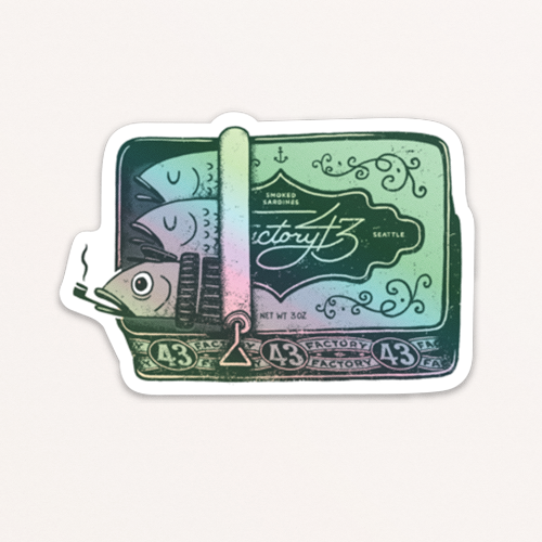Fun Vinyl stickers with Seattle PNW vibe | Factory 43