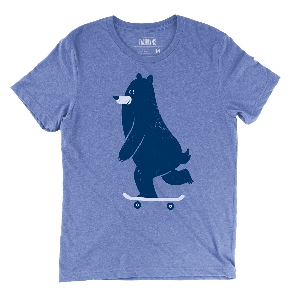 Skateboarding Bear tee | Factory 43